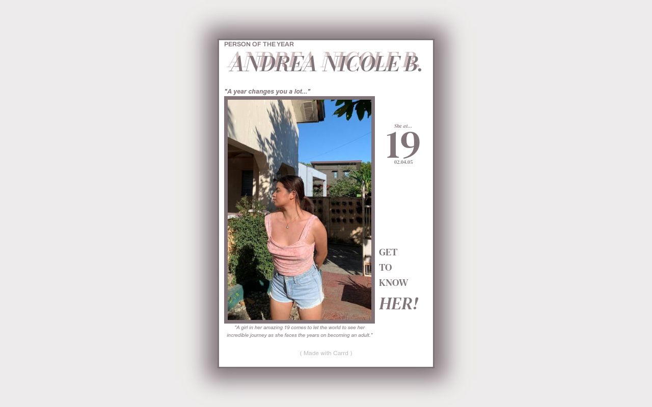 andrea nicole belgira